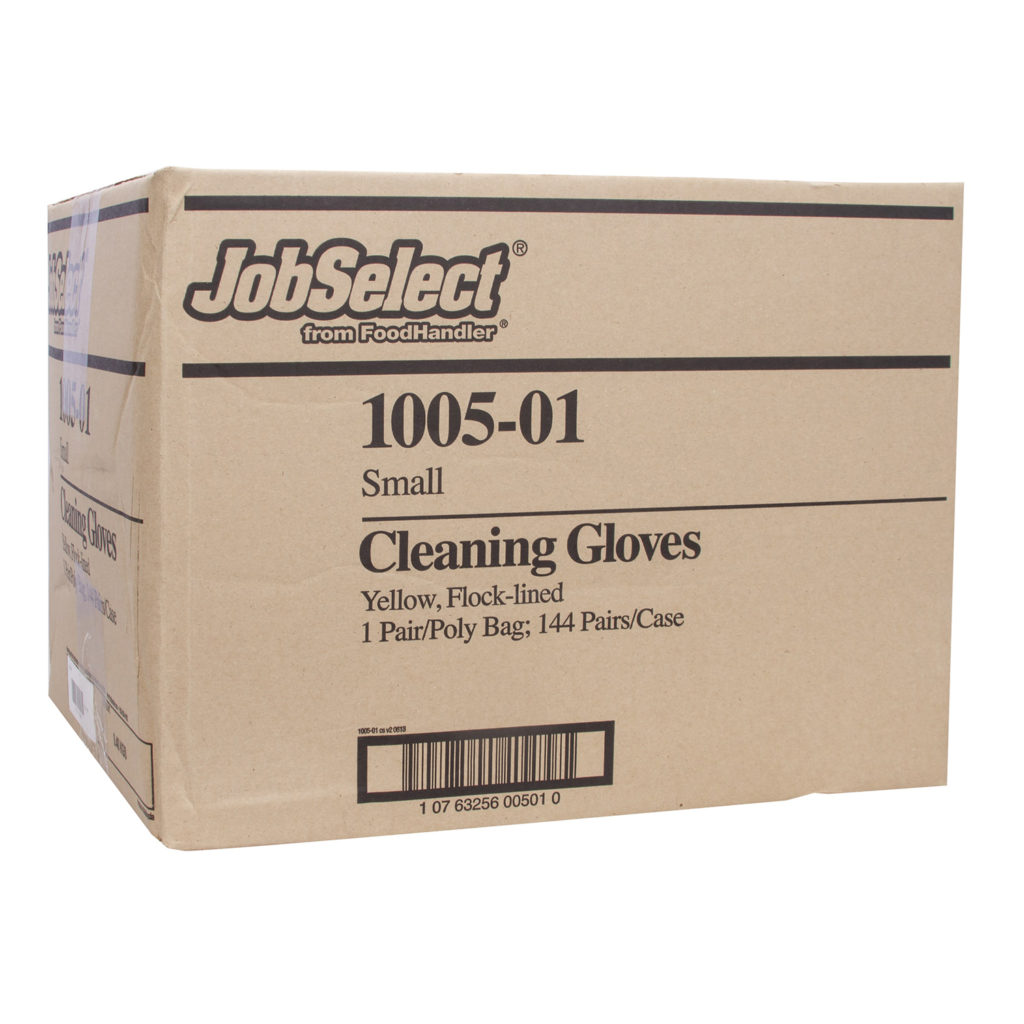JobSelect® General Purpose Yellow Latex Cleaning Gloves – FoodHandler®
