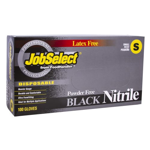 JobSelect® Black Nitrile Gloves – FoodHandler®