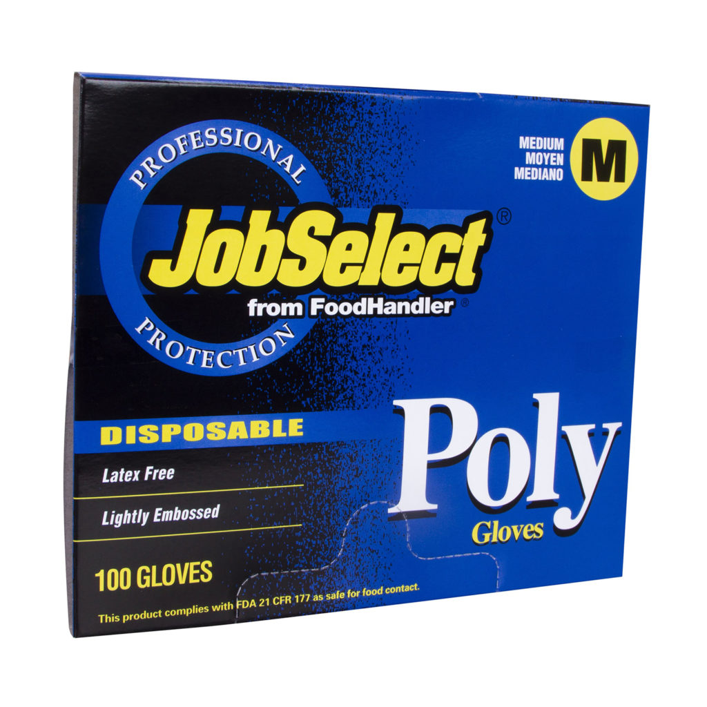 JobSelect® Embossed Poly Gloves – FoodHandler®