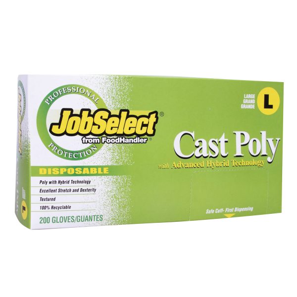 JobSelect® Cast Poly Hybrid Gloves - FoodHandler