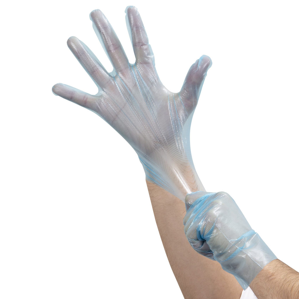FoodHandler® Textured Blue Hybrid Gloves – FoodHandler®