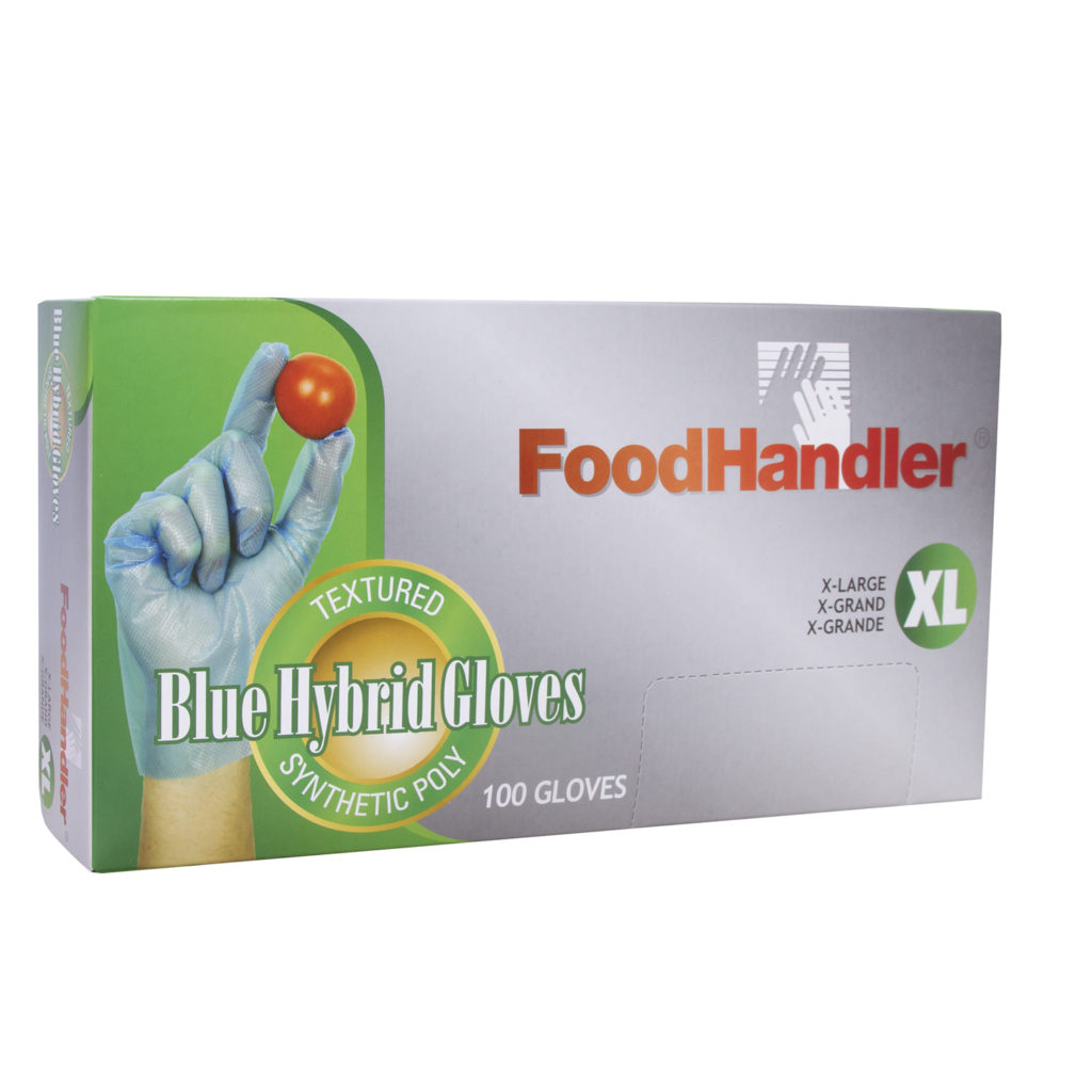 FoodHandler® Textured Blue Hybrid Gloves – FoodHandler®