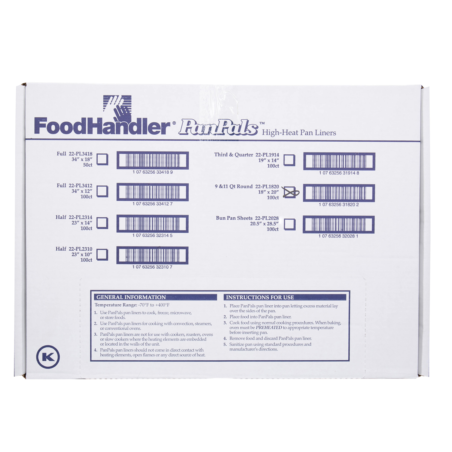 PanPals® Nylon High Heat Round Pan Liners – FoodHandler®