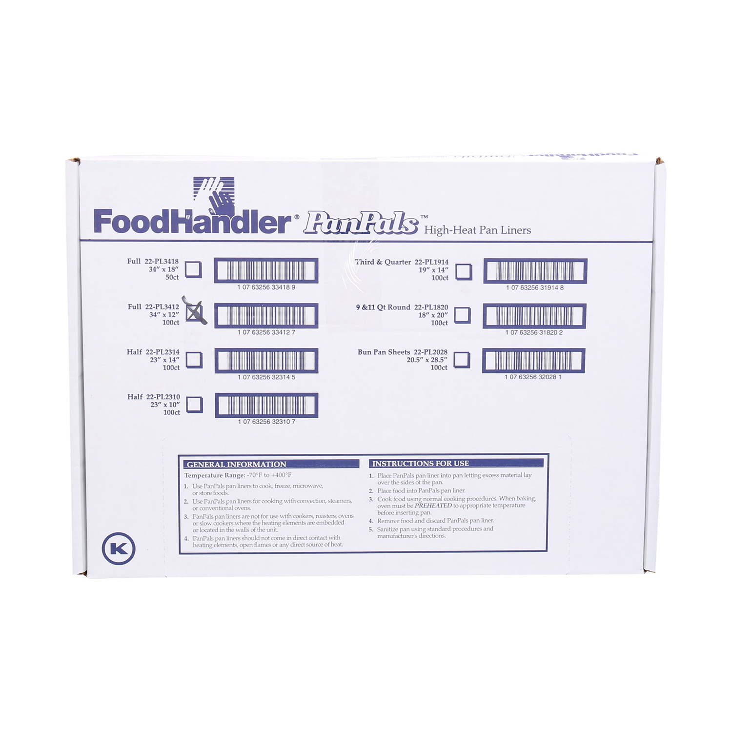 PanPals® Nylon High Heat Steam Pan Liners – FoodHandler®
