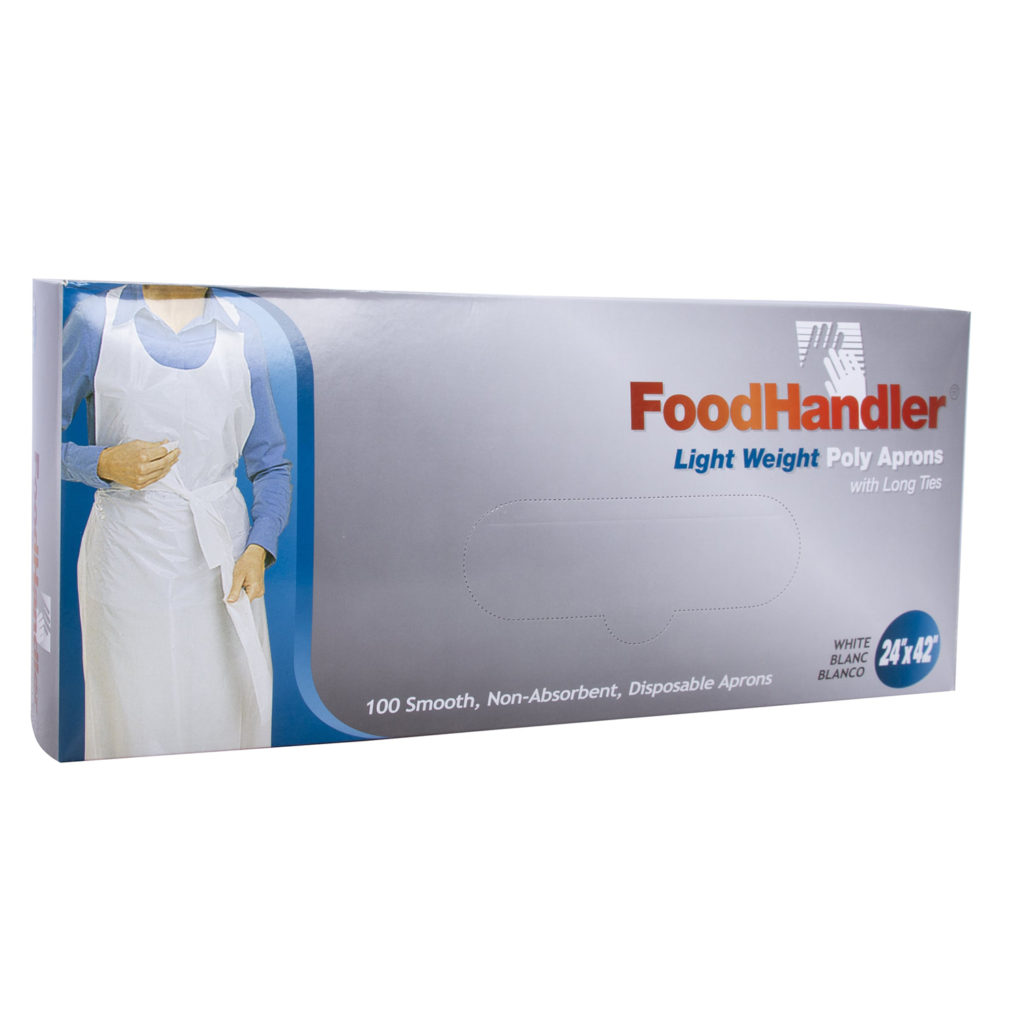 Long Tie Poly Aprons – FoodHandler®